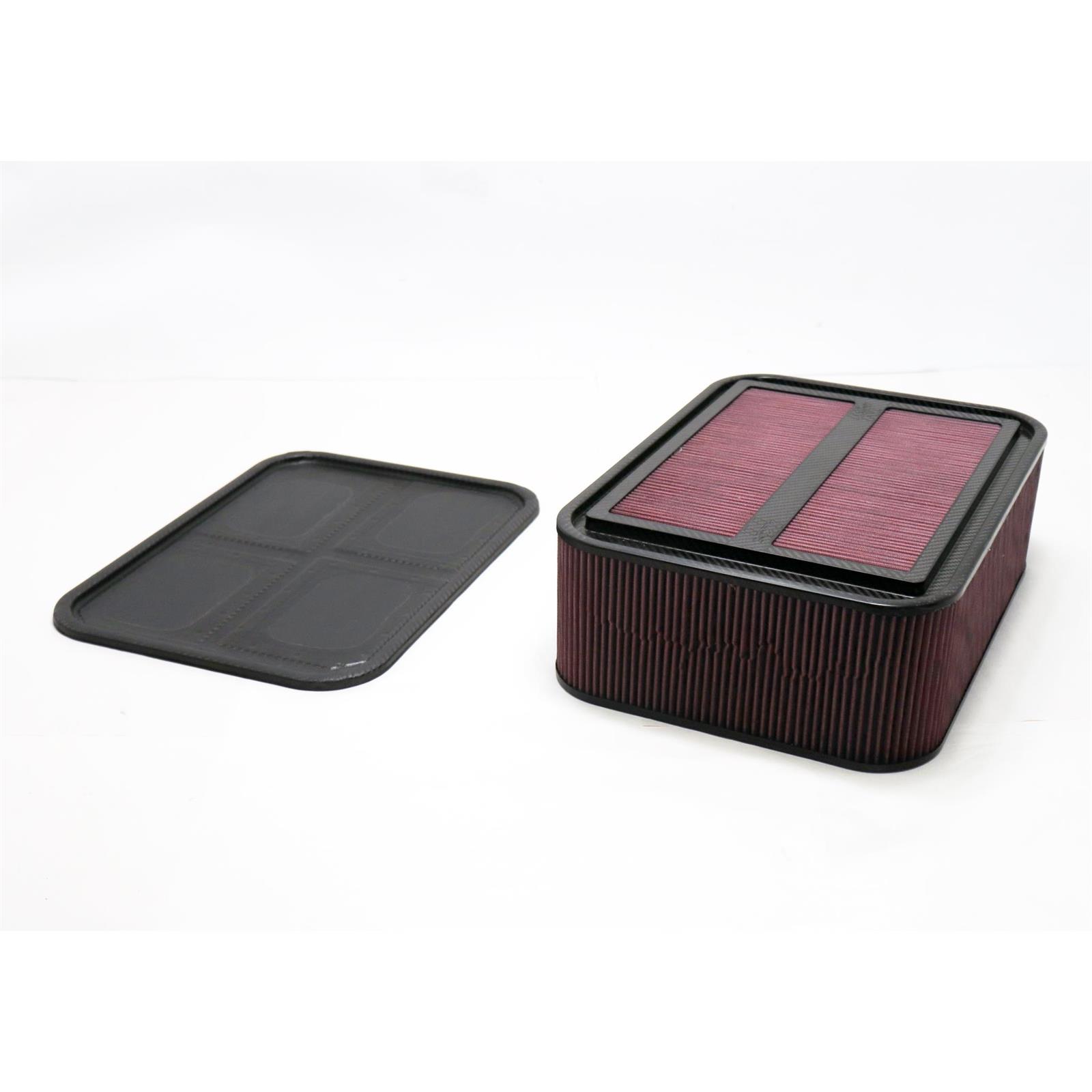 K&N 100-8567 Sprint Car Air Box, No Holes in Base, Each