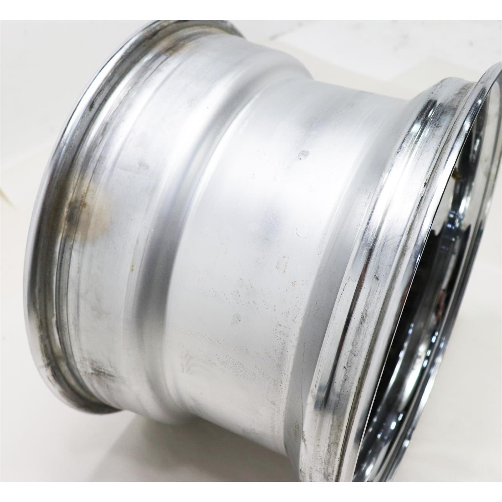 Speedway Smoothie 15x10 Chrome Steel Wheel, 6 on 5.5, 4.5 BS