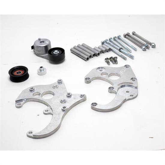 ICT Billet 551585X-3 A/C Compressor Bracket Kit, LS Truck R4