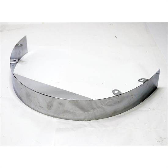 Speedway Universal Chrome Radiator Cooling Fan Shroud 3 In Wide