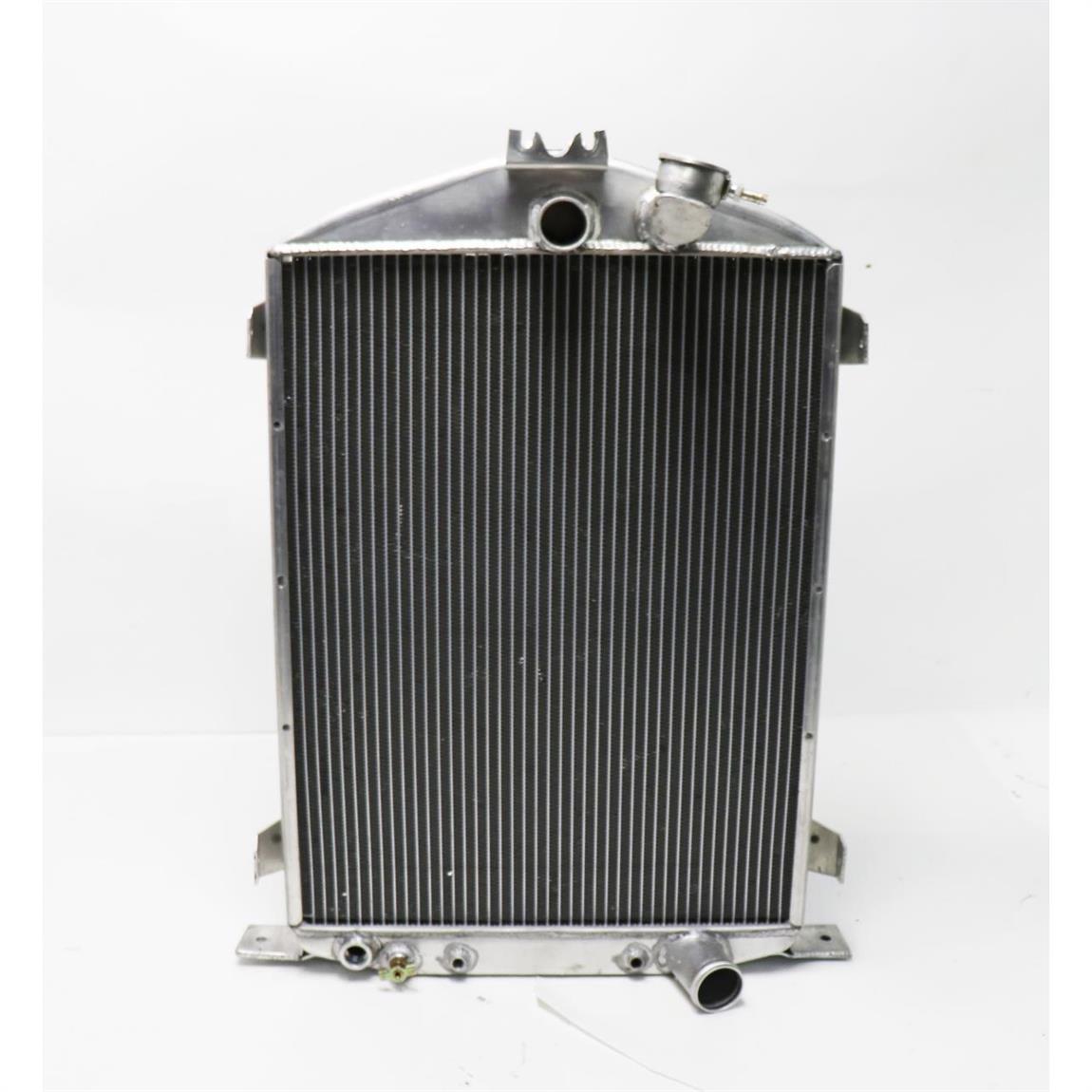 Speedway 1932 Ford Aluminum Radiator, Chevy Engine, Stock Height