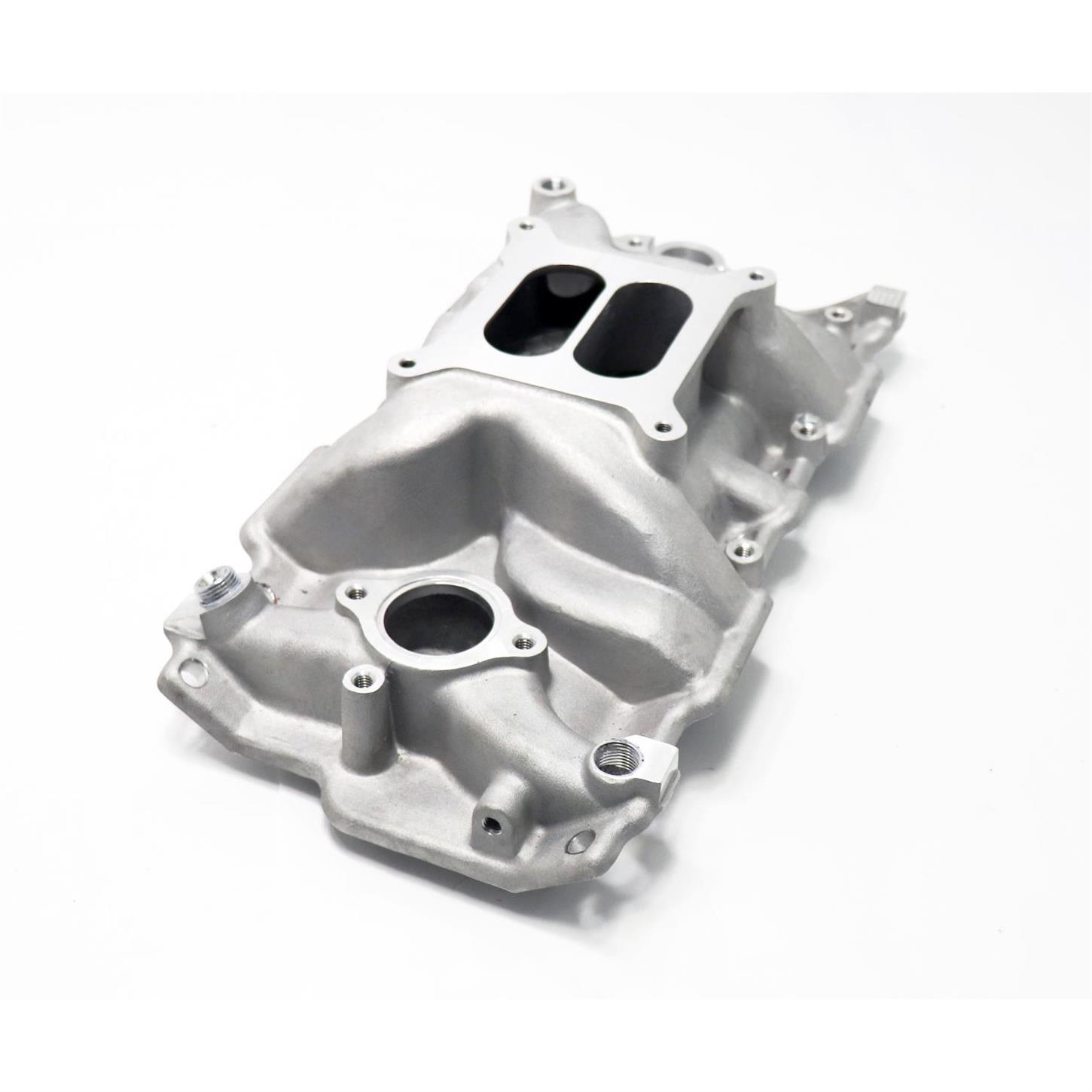 Speedway Small Block Chevy Hi-Rise Intake Manifold, Plain Finish