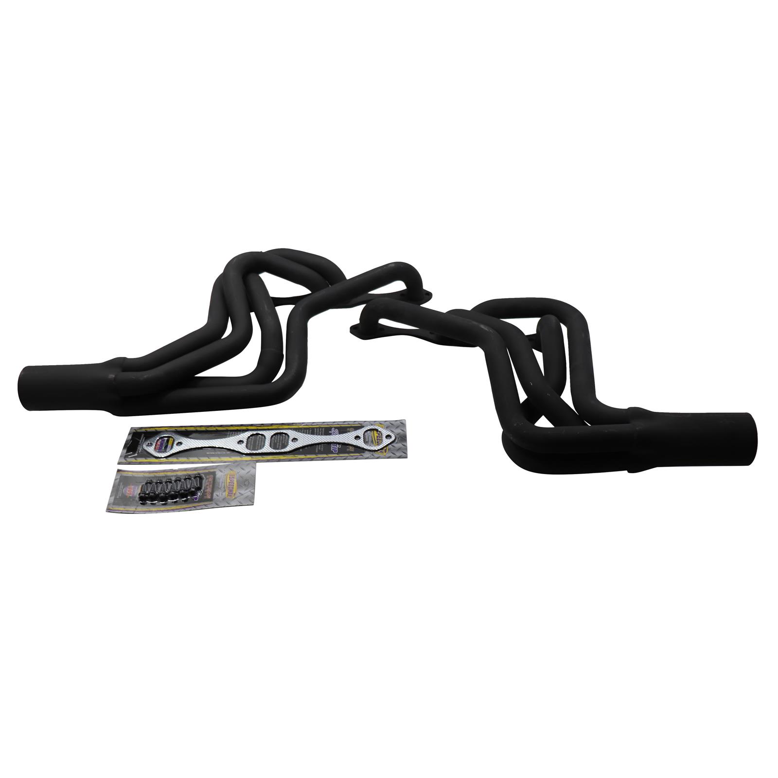 Speedway Small Block Chevy Street Stock Headers, Raw Finish