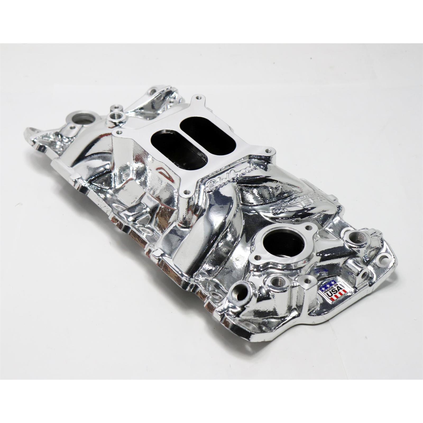 Edelbrock 27014 Performer EPS Chevy Intake Manifold-Endurashine