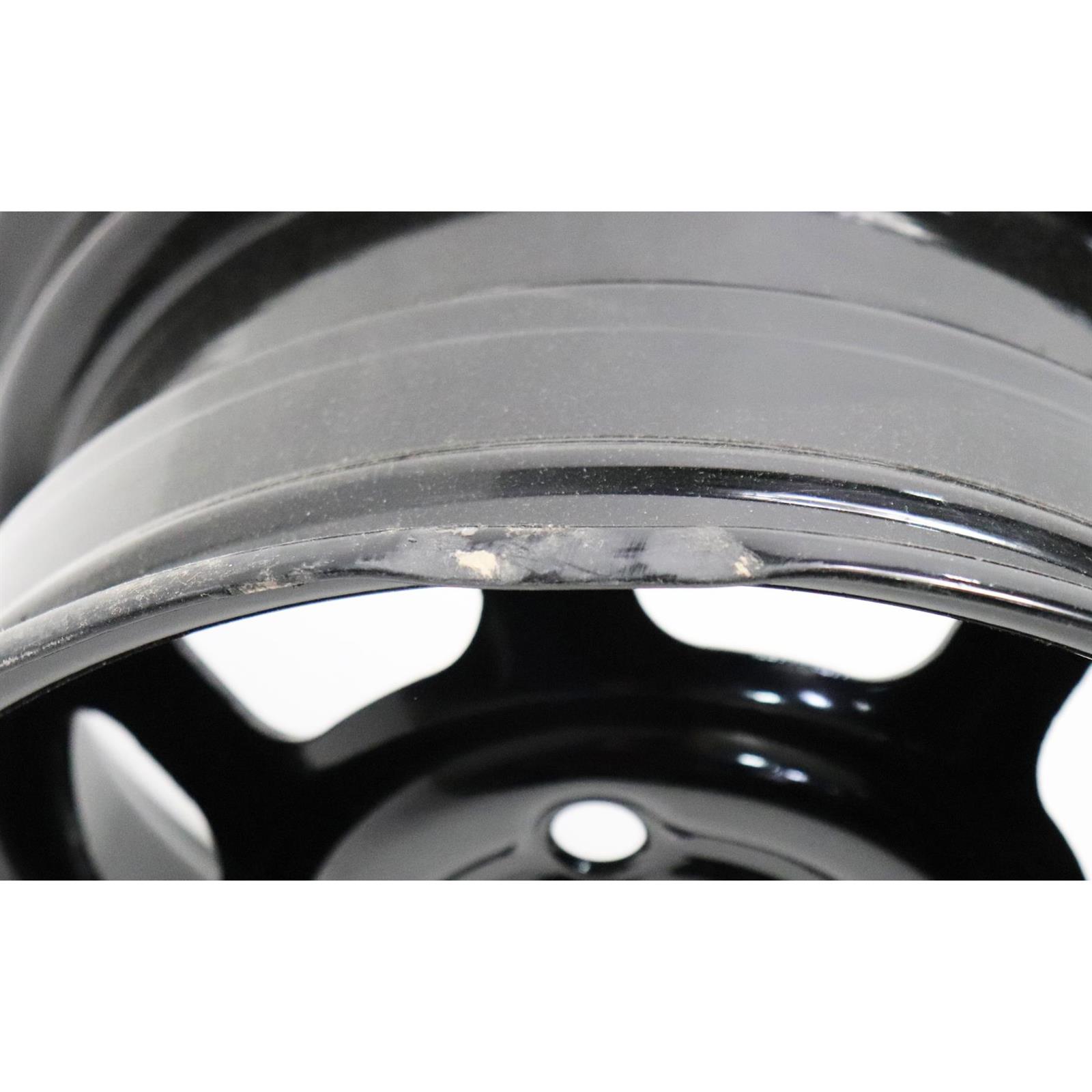 Bassett 13 x 7 Pony-Mini Stock 4x4.25 Black Wheel, 2 Offset