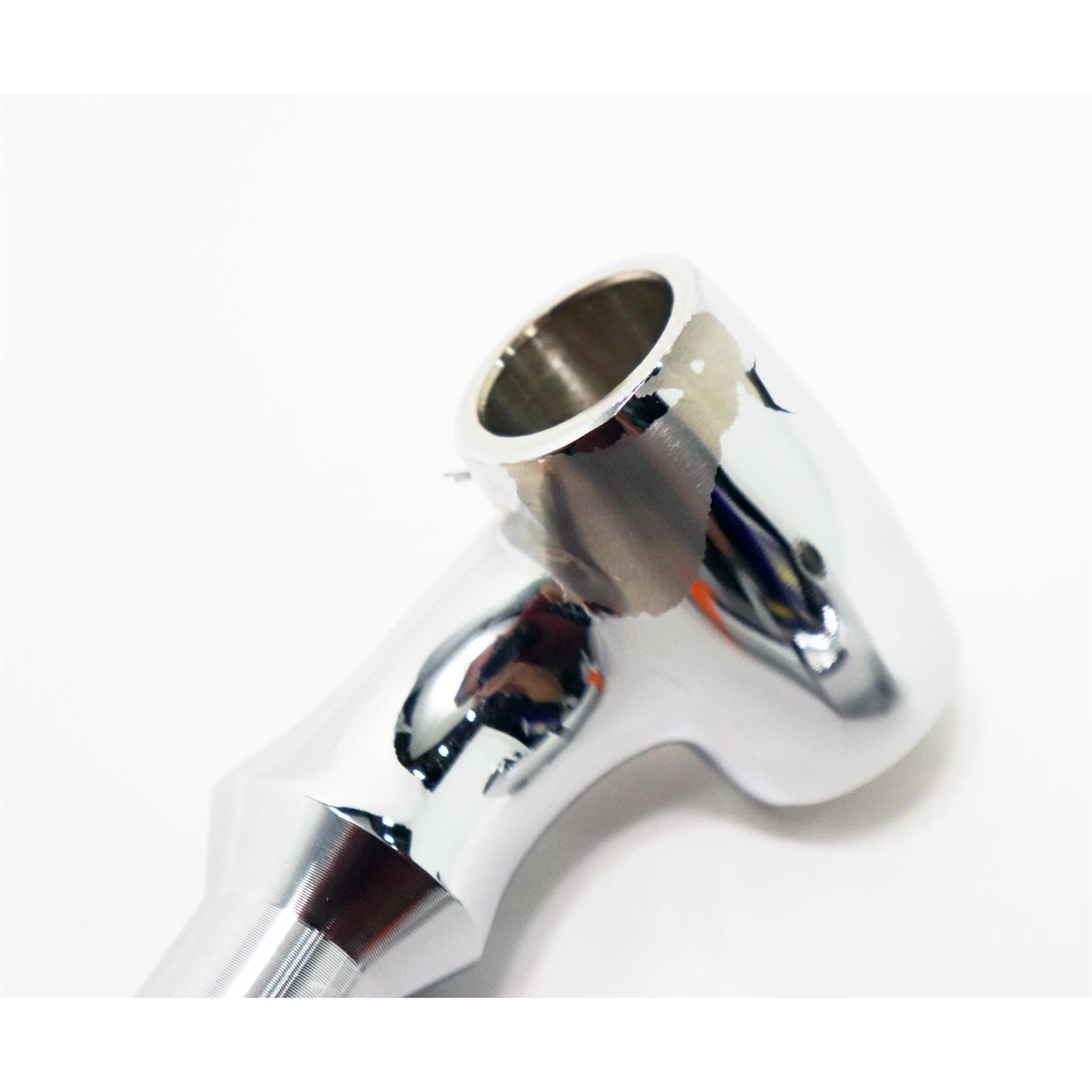 Speedway Front Solid Axle Leaf Spring Perch, Chrome Forged Steel