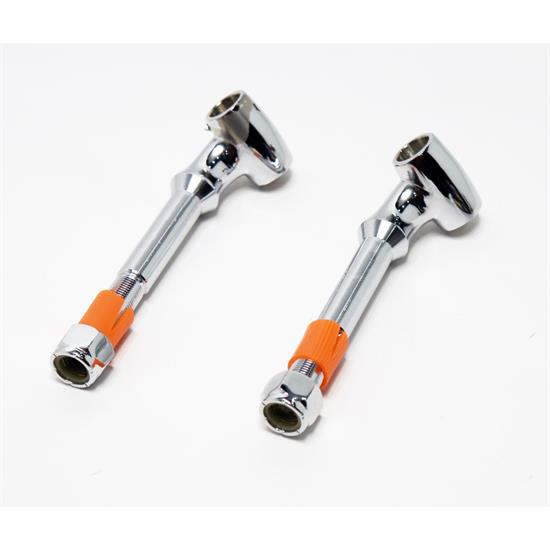 Speedway Front Solid Axle Leaf Spring Perch, Chrome Forged Steel