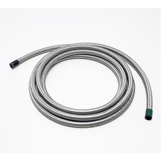 Speedway Stainless Steel Braided Hose Line, -6 AN, 13 Ft.