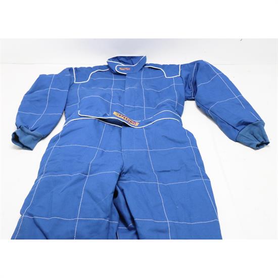 Speedway Blue 2 Layer Racing Suit-One Piece-SFI-5 Rated, XXL
