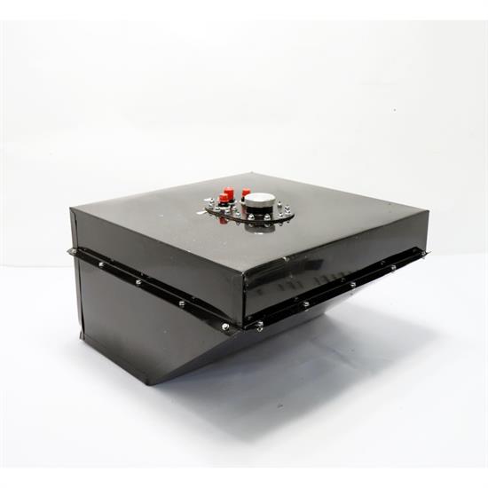 RCI 1222FD Black 22 Gallon Wedge Fuel Cell, Steel, Screw-On Cap