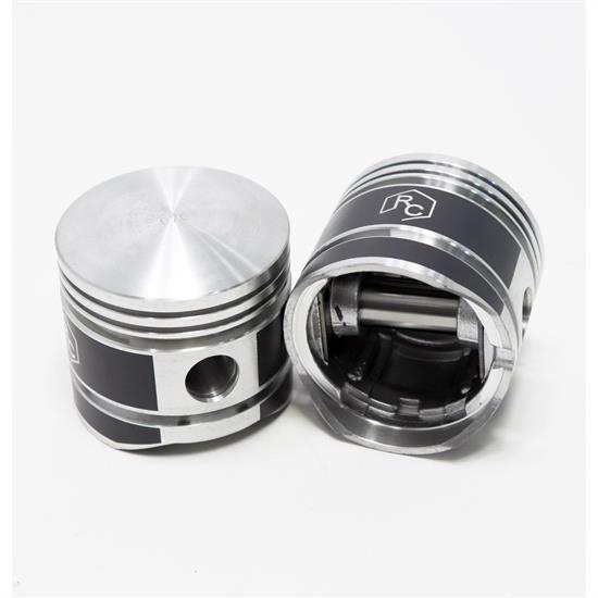 1939-53 Flathead Ford V8 4-Ring Pistons, 4 In Stroke, .070 Over