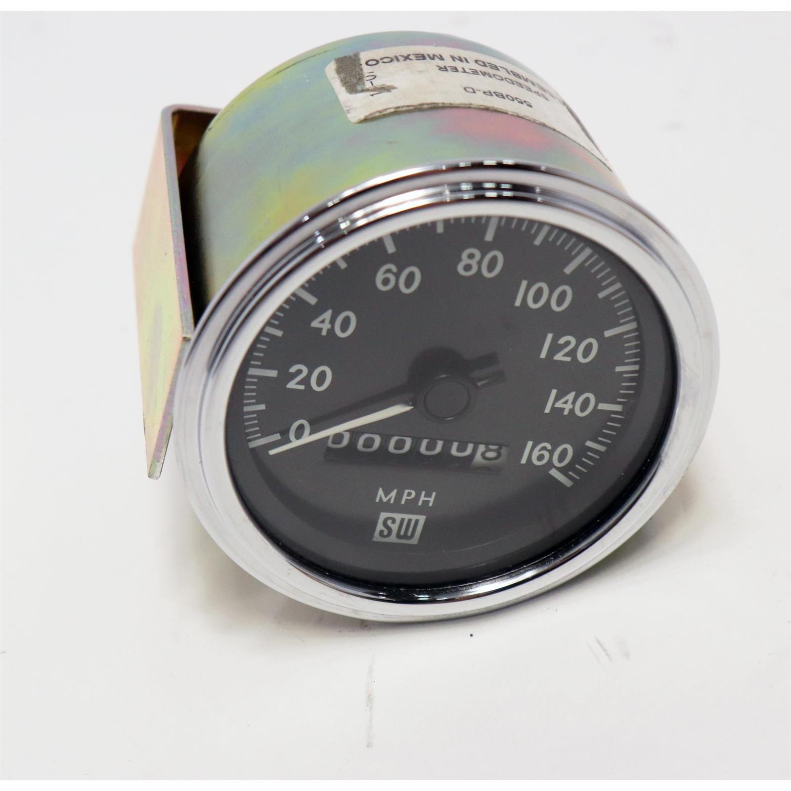 Stewart Warner 550BP-D Deluxe Speedometer, Mechanical, 3-3/8 In
