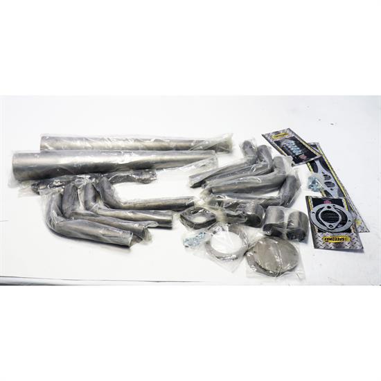 Small Block Chevy Lake Style Header Kit, 1-5/8 Tube, 4 Inch Cone