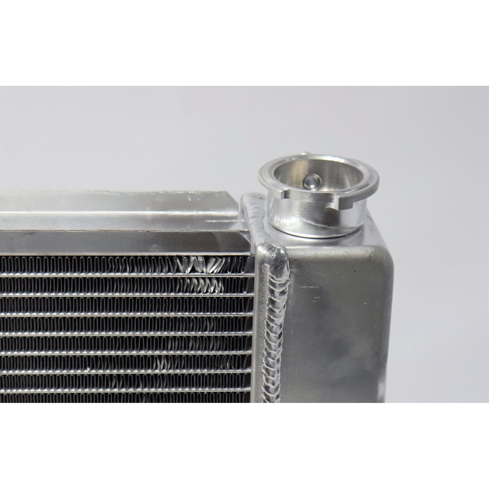 Speedway 31 In. Double Pass Aluminum Racing Radiator, S/B Chevy