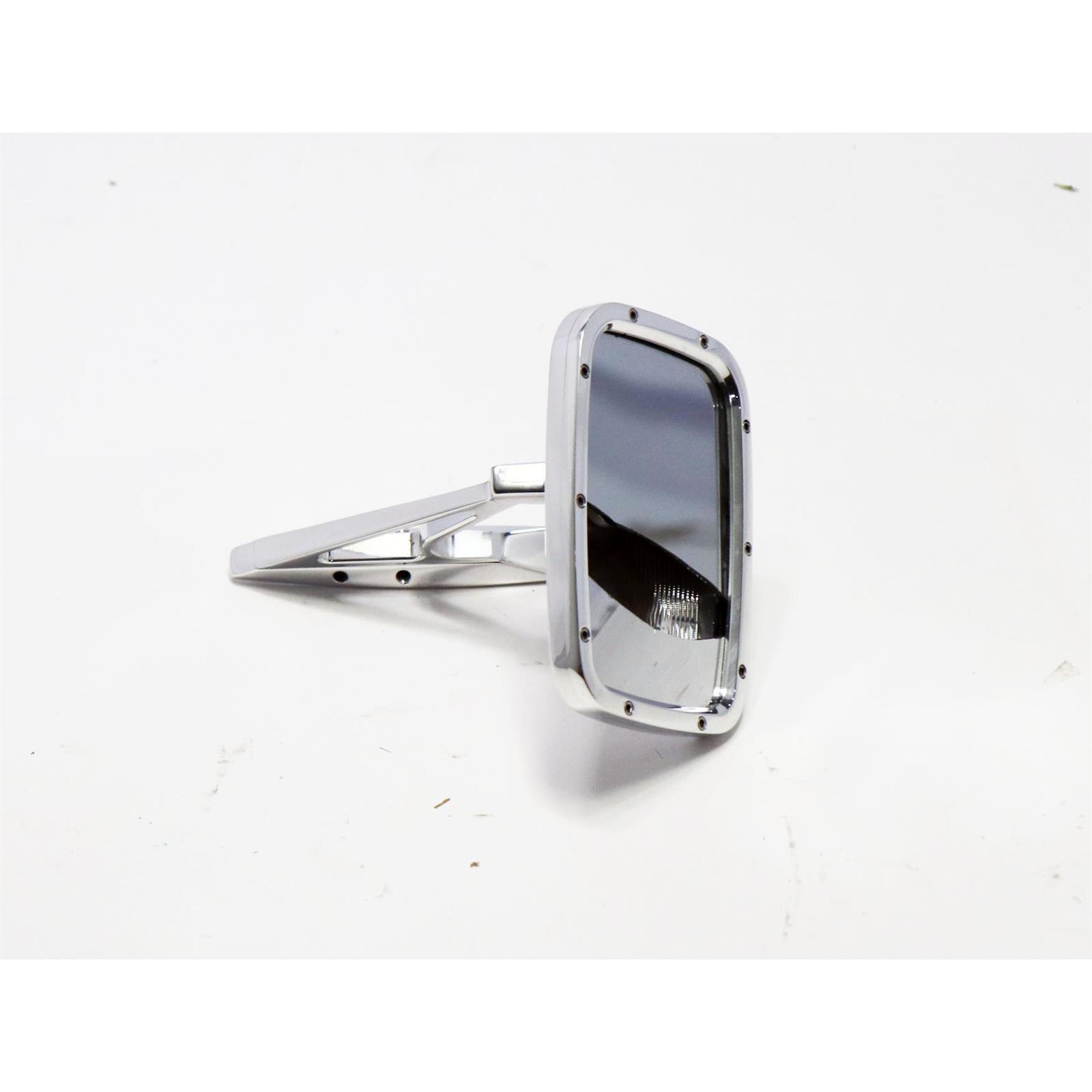 Rectangular Billet Convex Glass Rear View Door Mirrors