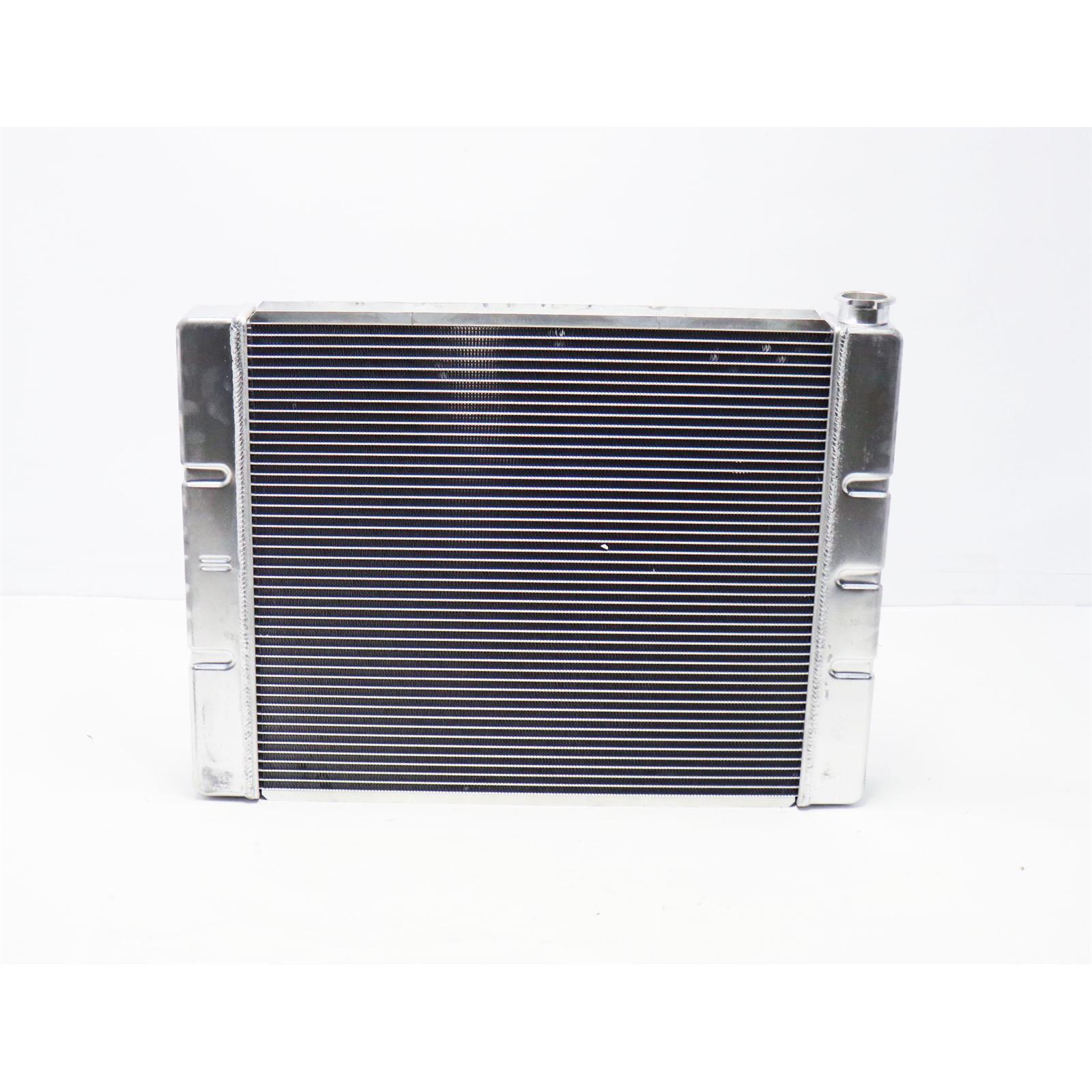 Speedway 26 In. Double Pass Aluminum Racing Radiator, S/B Chevy