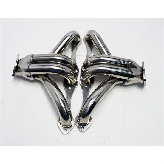 Tight-Fit Stainless Steel Small Block Chevy Block Hugger Headers