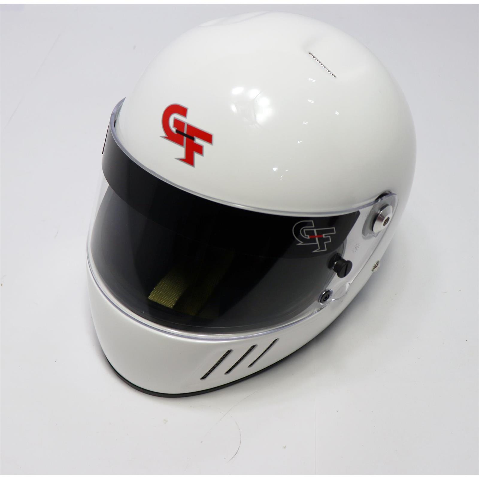 G-Force GF3 SA2015 Racing Helmet, White, X-Small