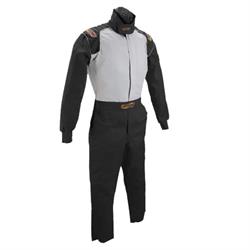 Speedway Black Racing Suit-One Piece-Single Layer, Medium