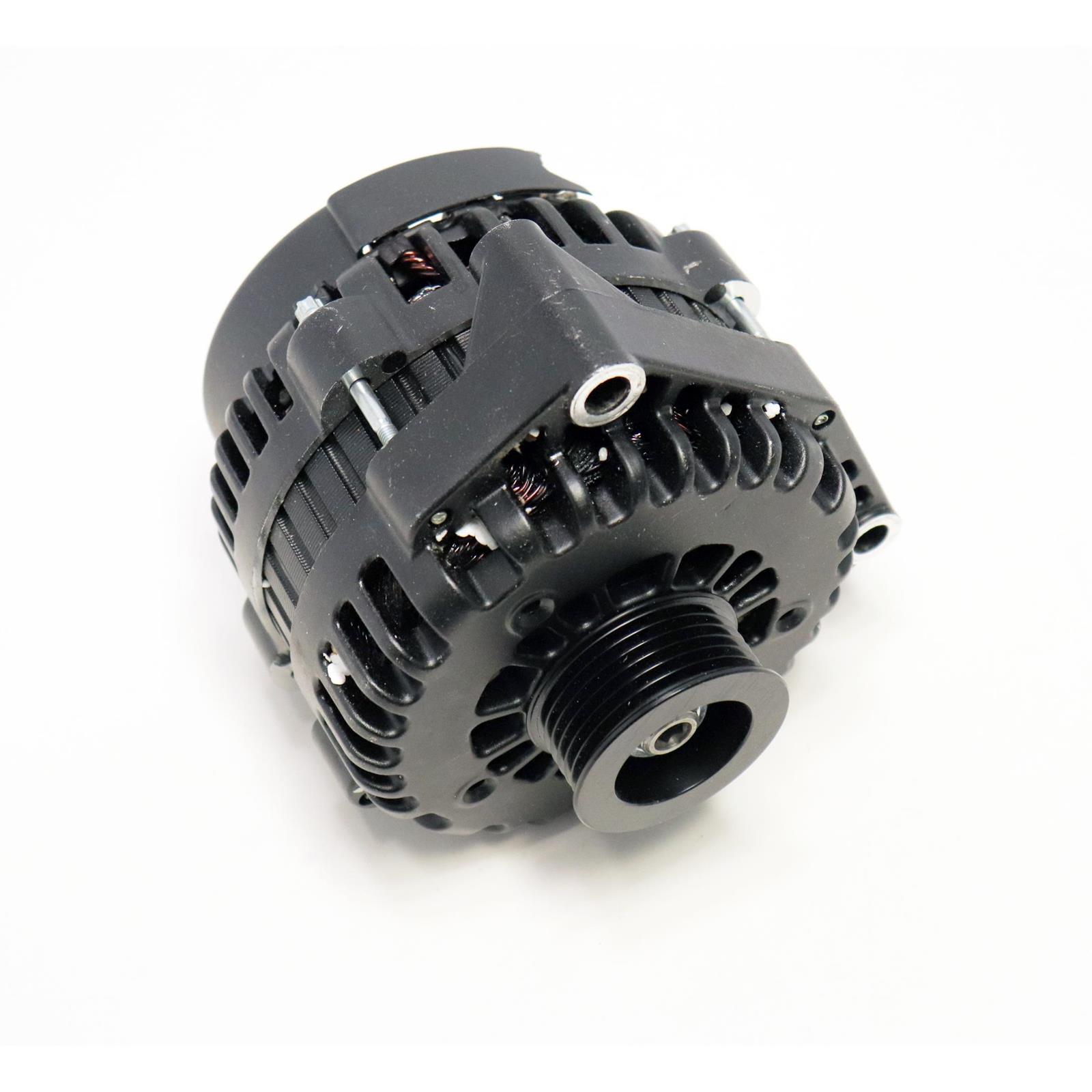 GM AD244 Style High Output 220 Amp All Black Alternator