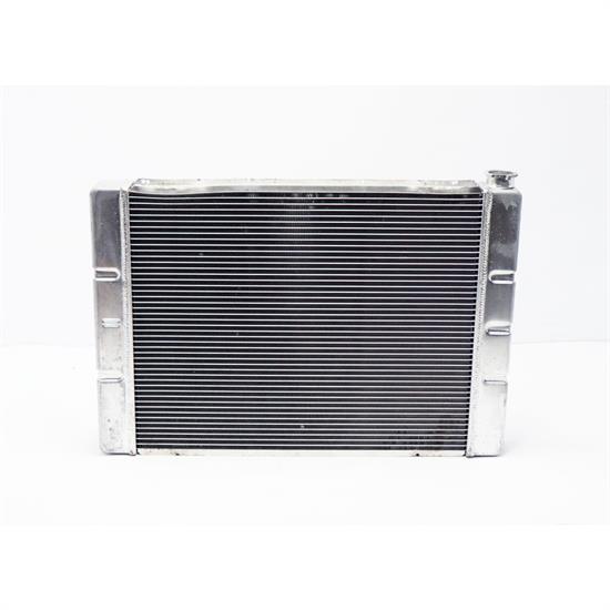 Speedway 28 In. Double Pass Aluminum Racing Radiator, S/B Chevy