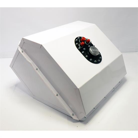 RCI 22 Gallon Steel Teardrop Fuel Cell, White