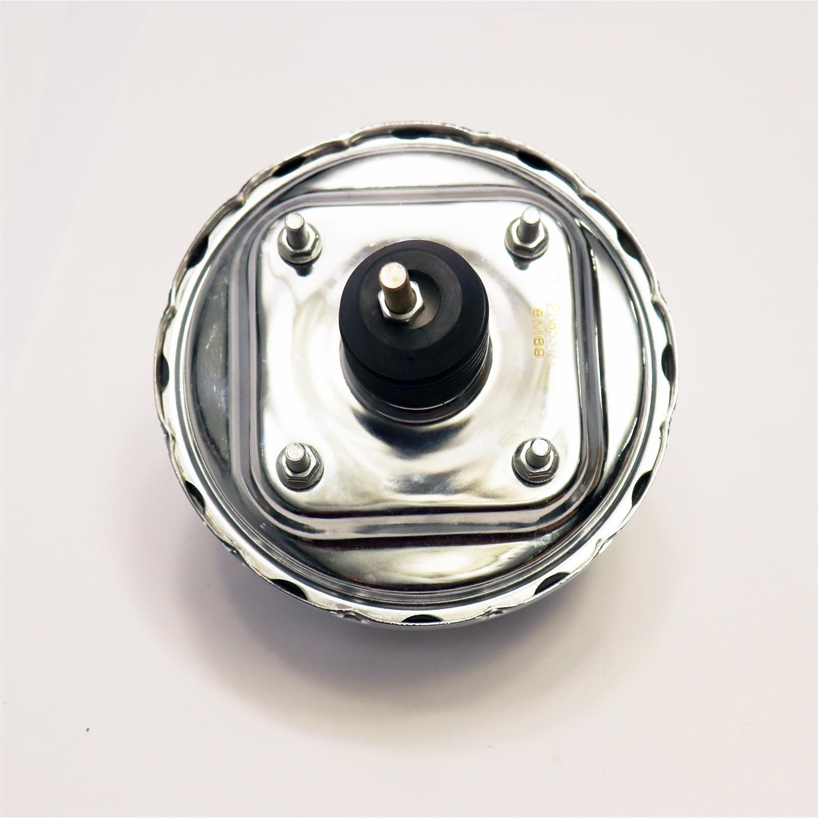 Speedway Dual Diaphragm Power Brake Booster, 8 Inch, Chrome