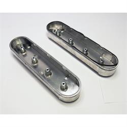 Fabricated Aluminum Valve Covers w/ Coil Mounts, GM LSX, Polished