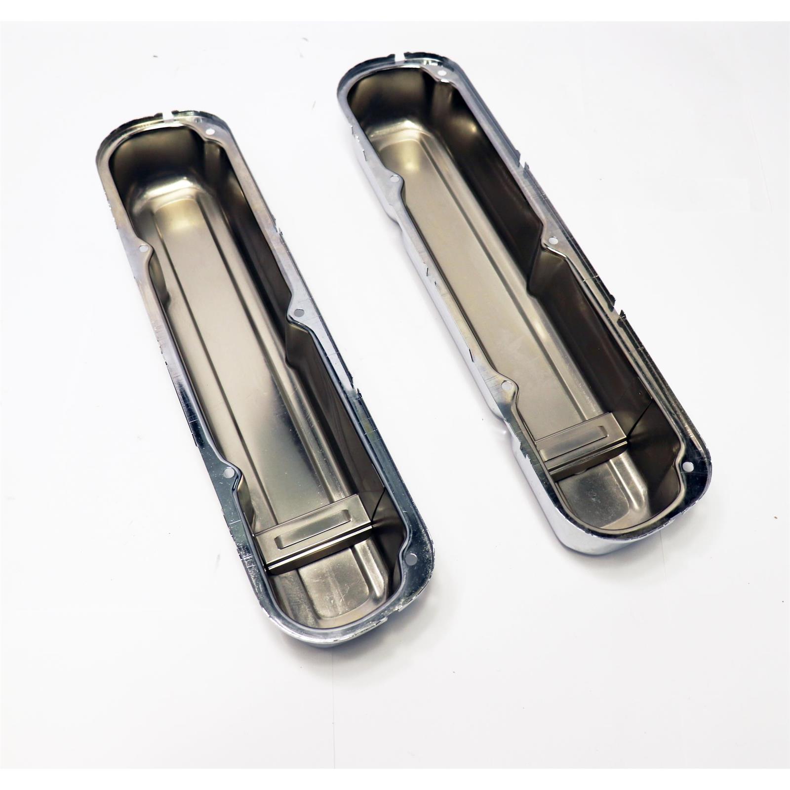 Spectre 5274 Chrome Valve Covers, Chrysler 318-360, Dodge 273-360