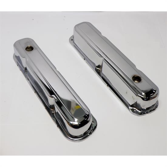 Spectre 5274 Chrome Valve Covers, Chrysler 318-360, Dodge 273-360