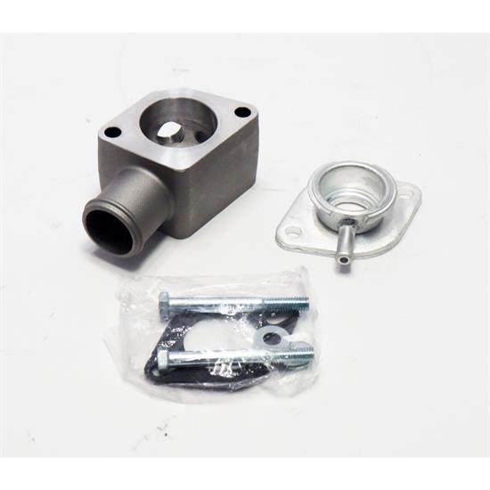 Speedway Chevy V8 Thermostat Housing Intake Manifold Filler Neck