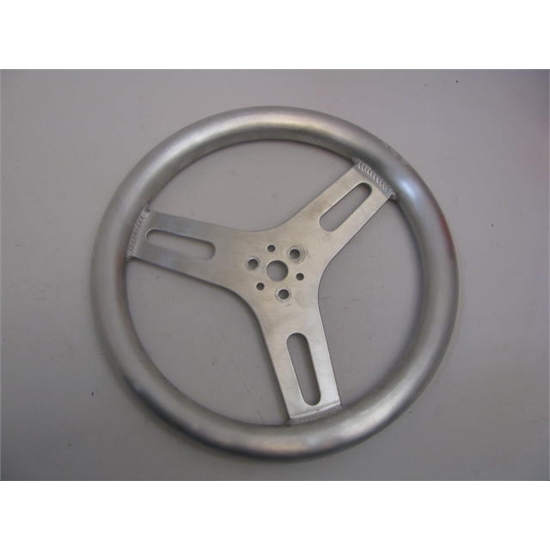 13 Inch Pro Grip Flat Aluminum Steering Wheel