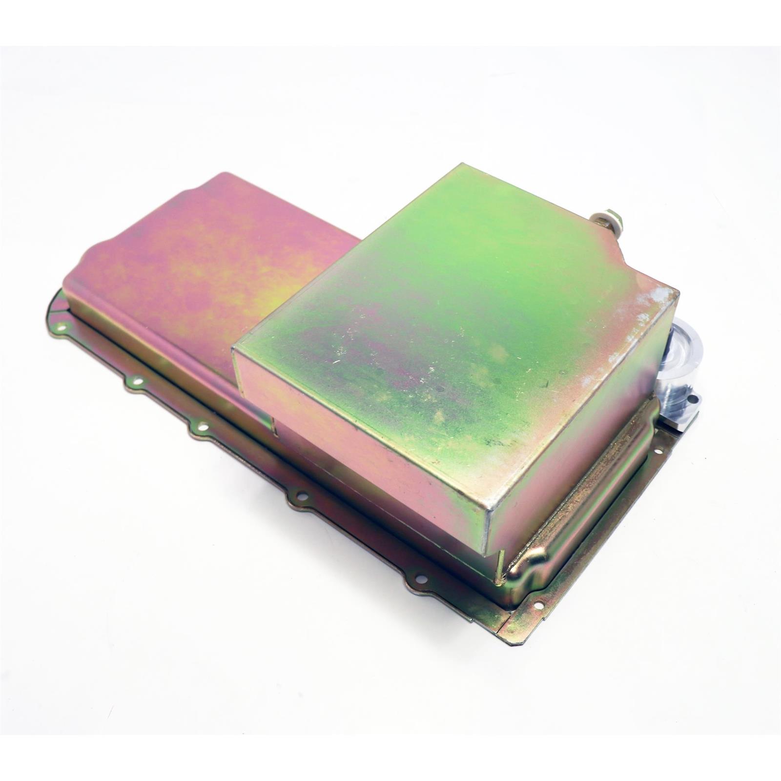 LS Swap Steel Oil Pan, 7 Quart, Zinc