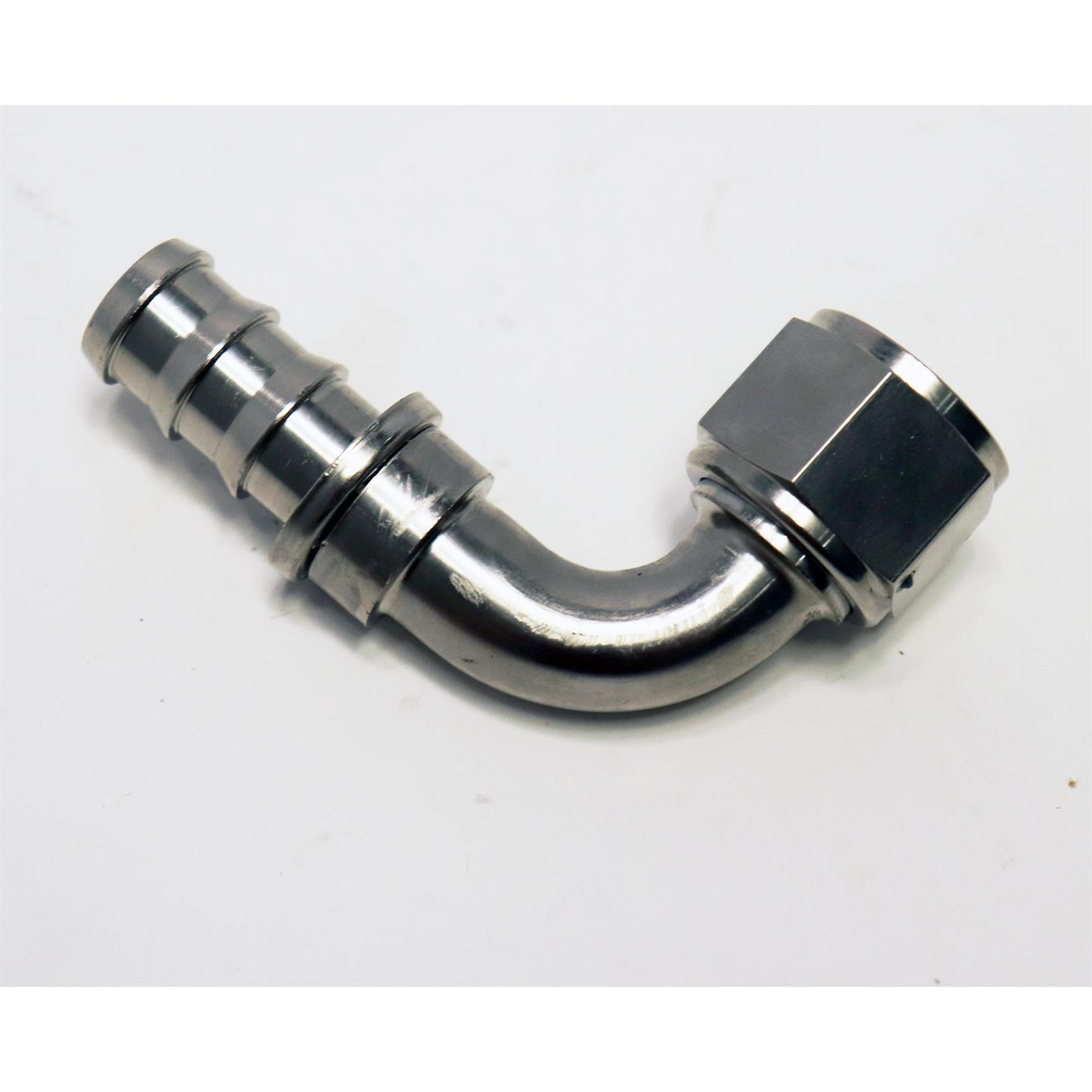 Aeroquip FCE1535 Nickel 90 Push-On Hose Socketless Fitting -12 AN