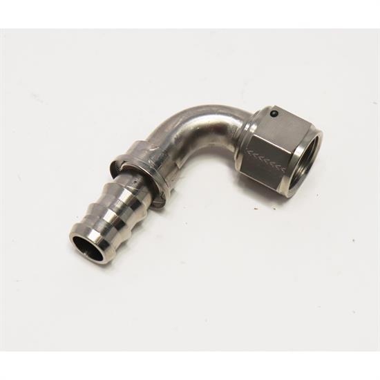 Aeroquip FCE1535 Nickel 90 Push-On Hose Socketless Fitting -12 AN