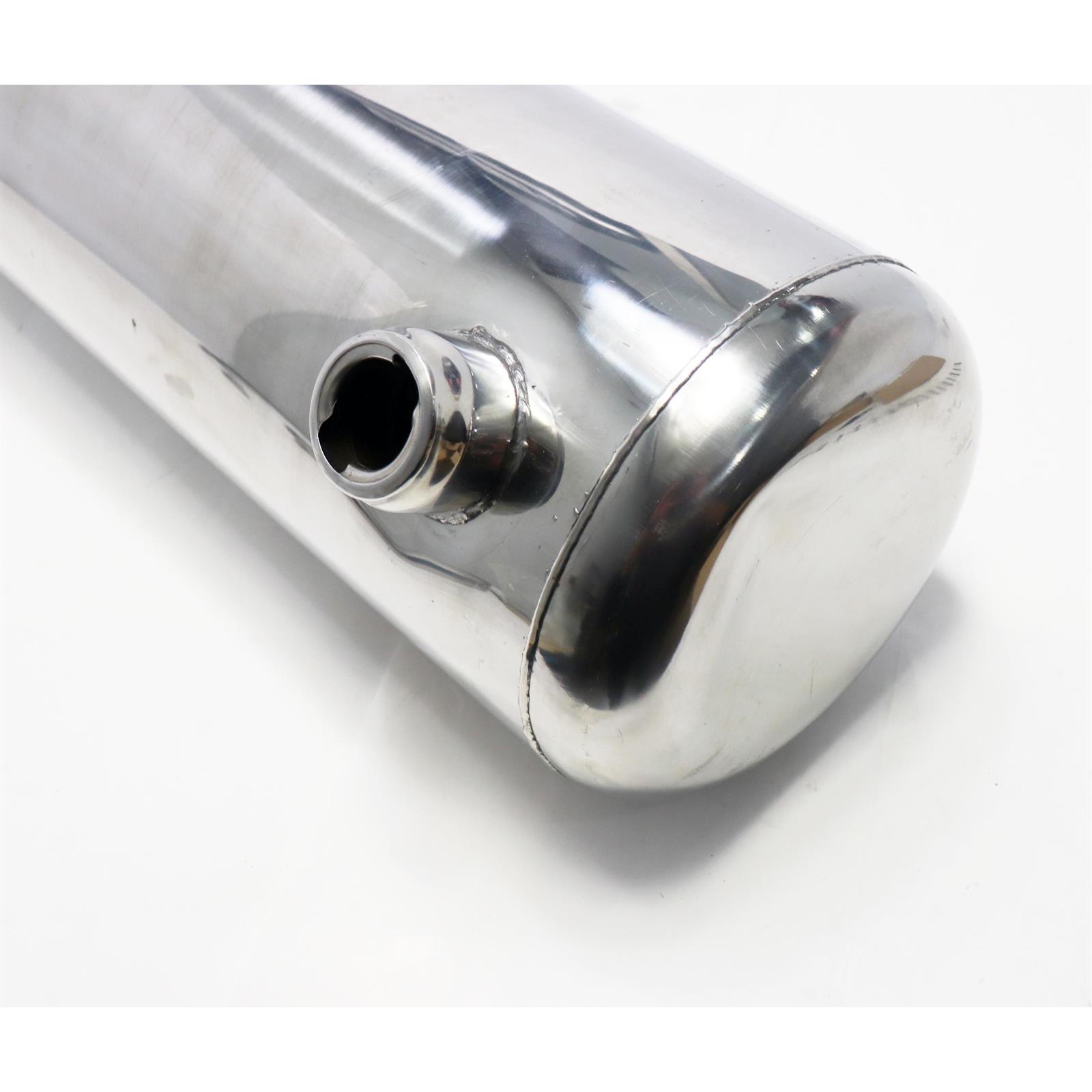 EMPI 3899 Pol Stainless Steel Fuel Tank, 10x40 In, End Fill, 13.5