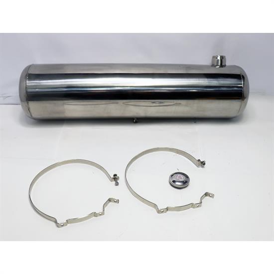 EMPI 3899 Pol Stainless Steel Fuel Tank, 10x40 In, End Fill, 13.5