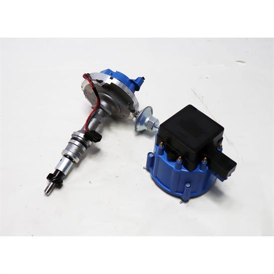 PerTronix D1352 Flame-Thrower Distributor HEI, SBF 221-302, Blue