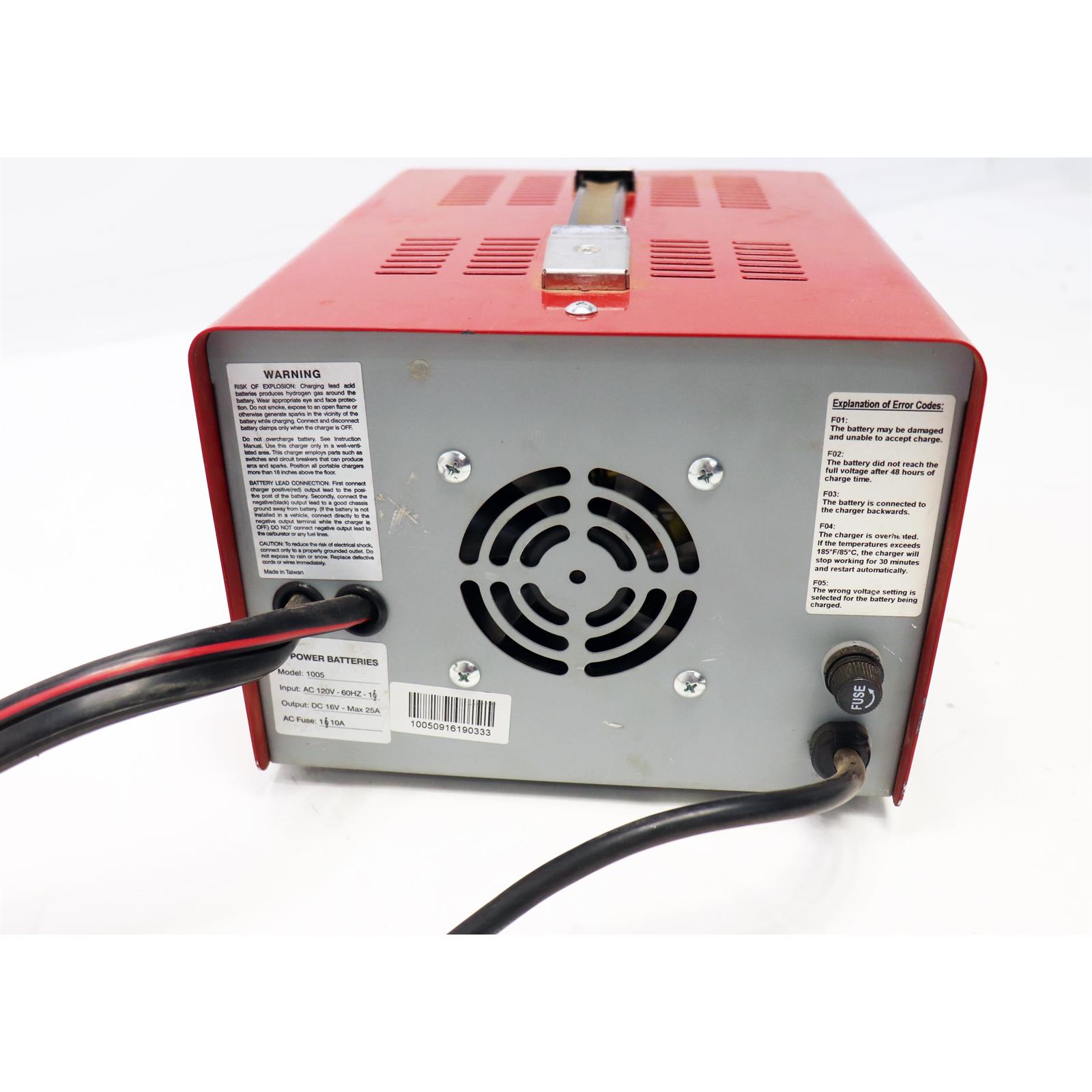 XS Power 1005 12 and 16 Volt Battery Charger