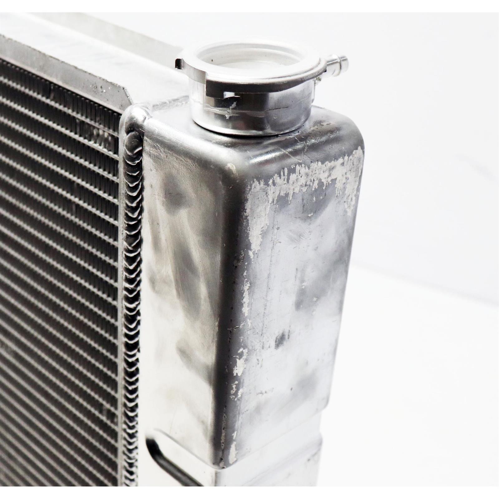 Speedway 28 In. Double Pass Aluminum Racing Radiator, S/B Chevy