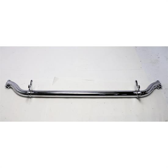 Spring Behind Front Tube Axle, Chevy Spindle, 4 Inch Drop, Chrome