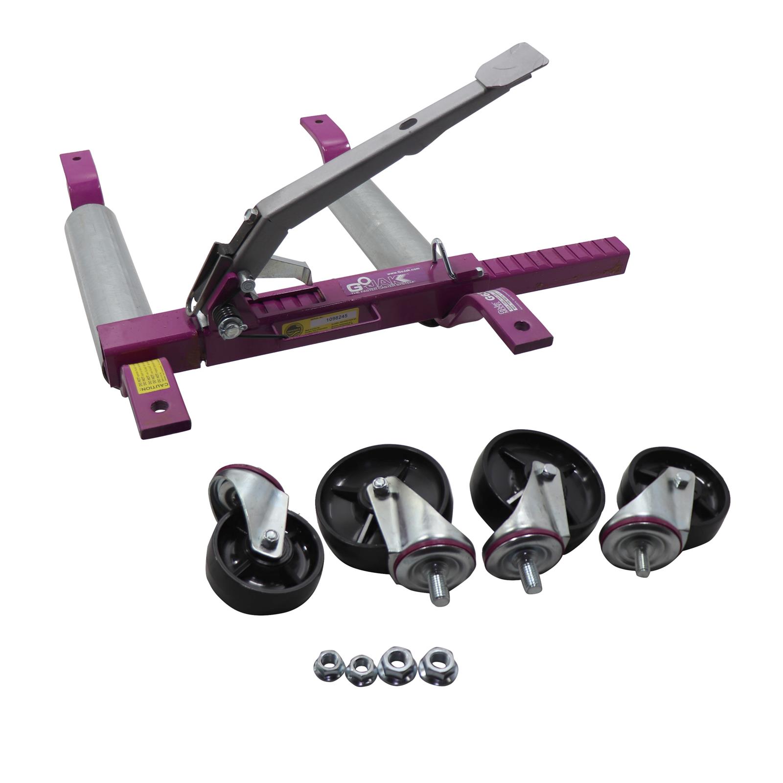 GoJak G6313 Car Wheel Dolly Jack, 13 Inch Wide Tire, Right Hand
