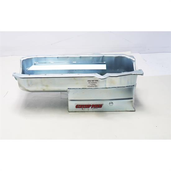 Champ Pans CP50 1957-79 Small Block Chevy Race Oil Pan, LH Dipsti