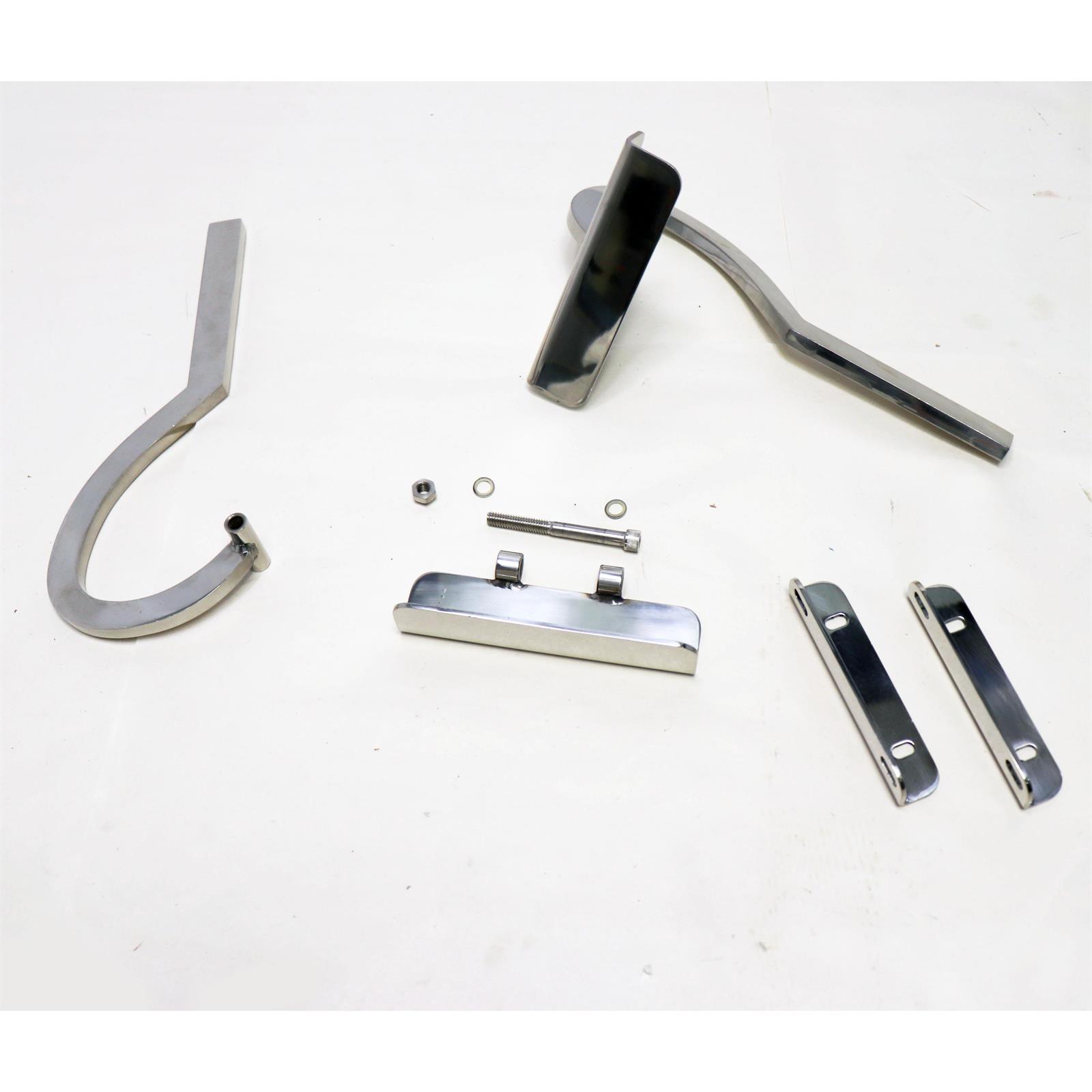Universal Trunk Hinge Kit, Stainless Steel