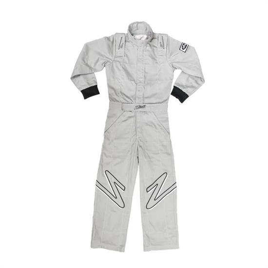 Zamp R010015YXL SFI 3.2A/1 Youth Race Suit, Gray, XL