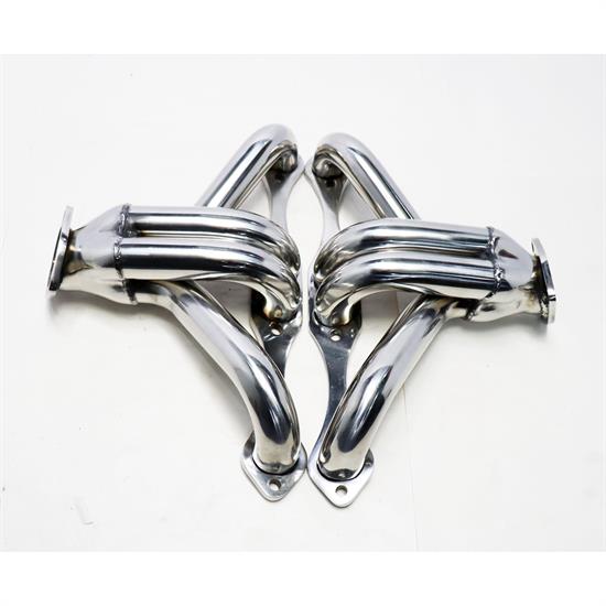 Tight-Fit Stainless Steel Small Block Chevy Block Hugger Headers