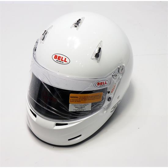 Bell M.8 SA2015 Racing Helmet, White, Size Large