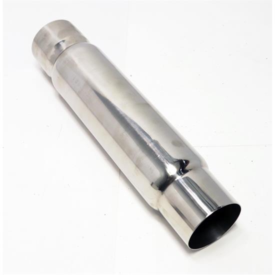 Hi-Flow 3-1/2 Inch Polished Stainless Steel Mufflers