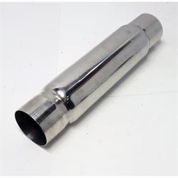 Hi-Flow 3-1/2 Inch Polished Stainless Steel Mufflers