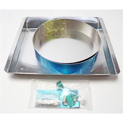 Aluminum Fan Shroud Kit for 22 Inch Radiator, Engine Driven Fan